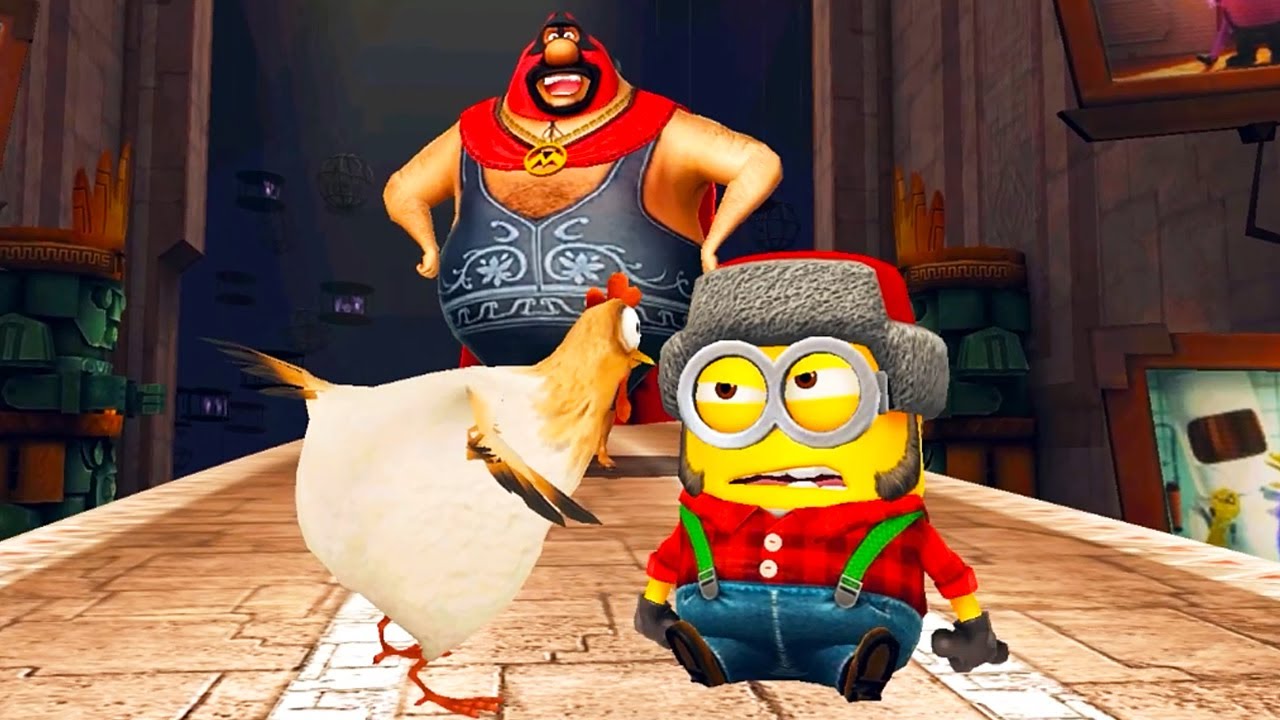 Lumberjack minion Vs El Macho ! Despicable me Minion rush boss battle ...