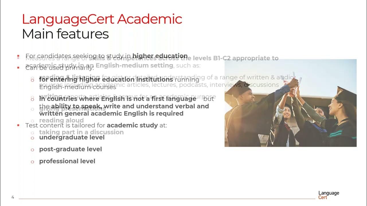 LanguageCert Academic – Introduction - YouTube