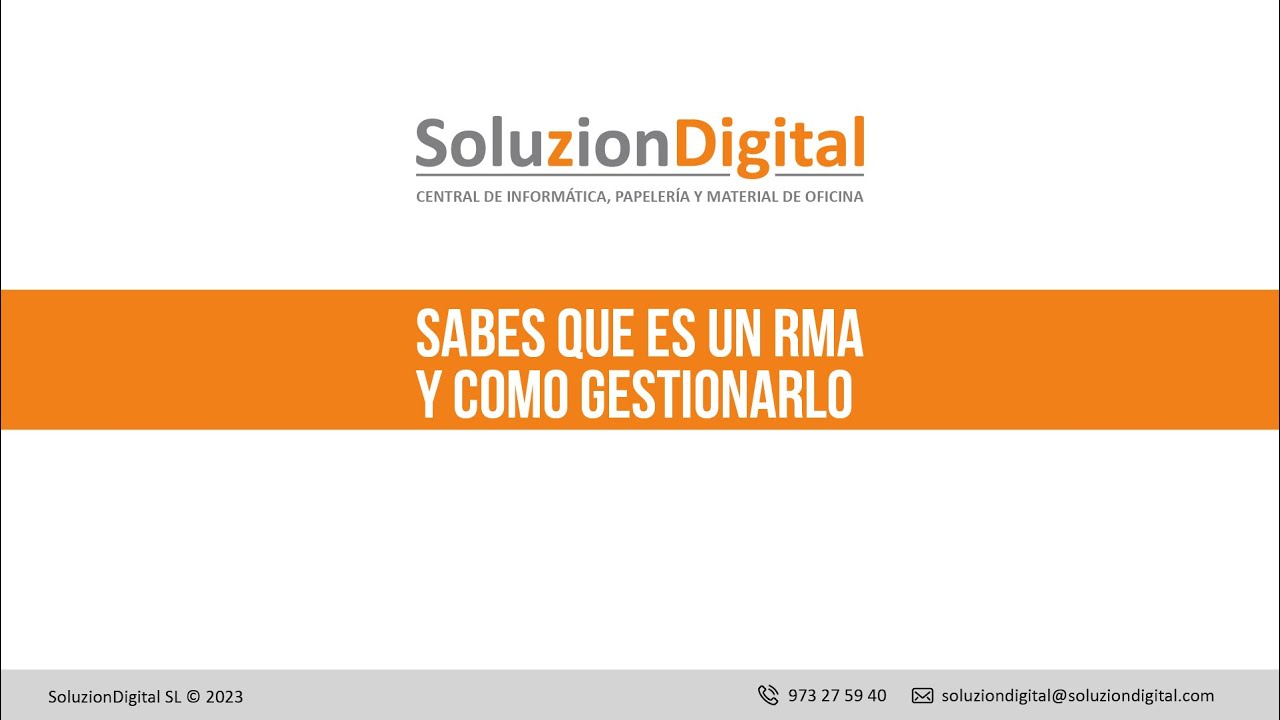 ¿Sabes qué es un RMA y cómo se gestiona? 🗣️ Mónica, la encargada de ...