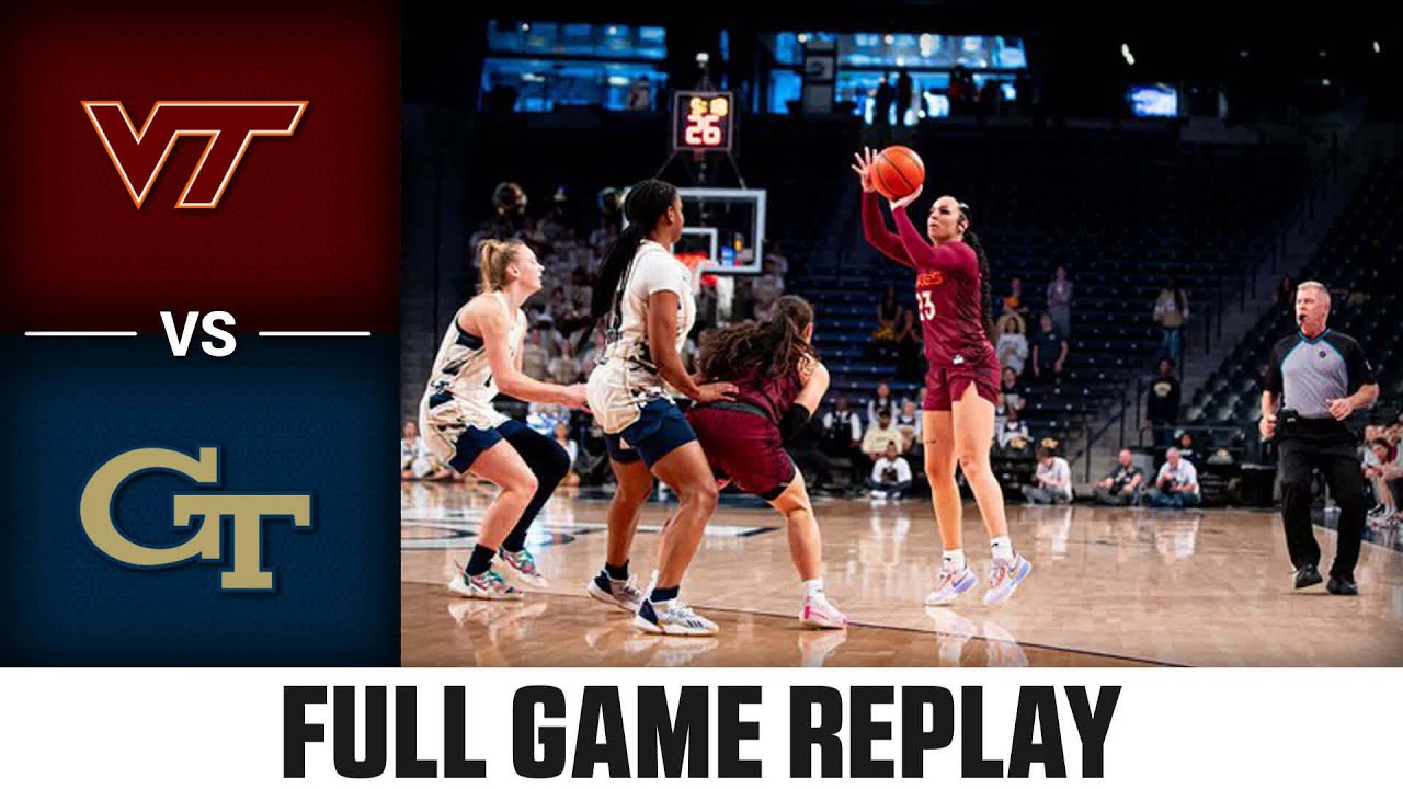 Virginia Tech vs. Georgia Tech Full Game Replay | 2022-23 ACC Women’s ...
