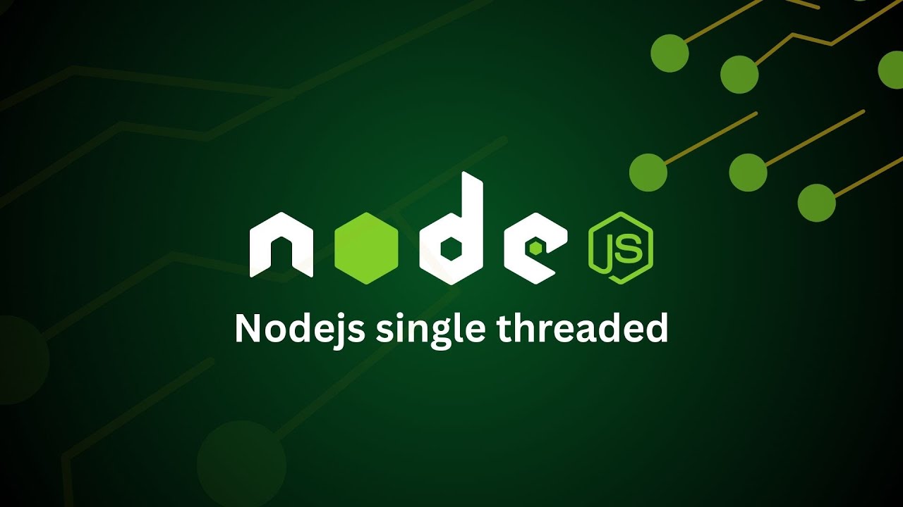 Node js Course | nodejs single threaded - YouTube