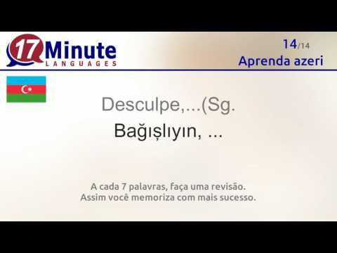 Aprender azeri (vídeo-aula grátis!)