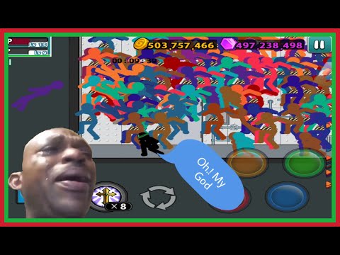 Anger of stick 5 | 1 vs 500 stickman | HBmini Game