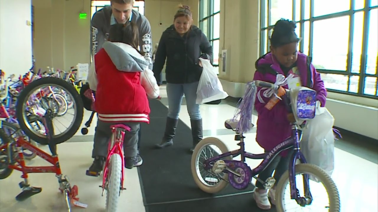 Free Bikes 4 Kidz Hosts Annual Bike Collection - YouTube