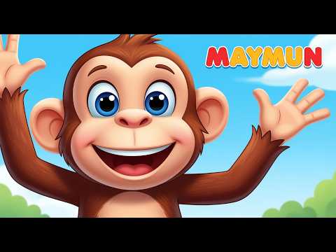 Sakın Yatakta Zıplama! 🐒 Beş Küçük Maymun | Sayıları Öğreten Okul Öncesi Eğitici Çizgi Film