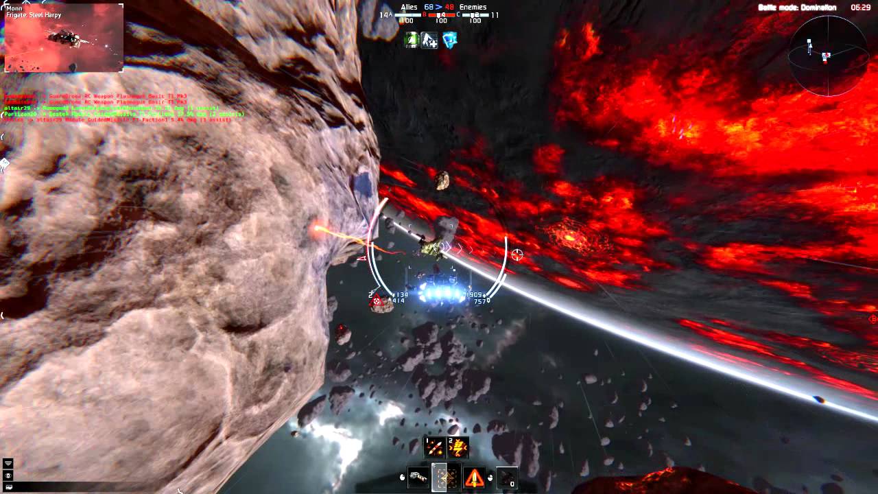 Star Conflict - T1 Interceptor DOM gameplay - 6/5/6 3 deaths - 2916 Eff ...