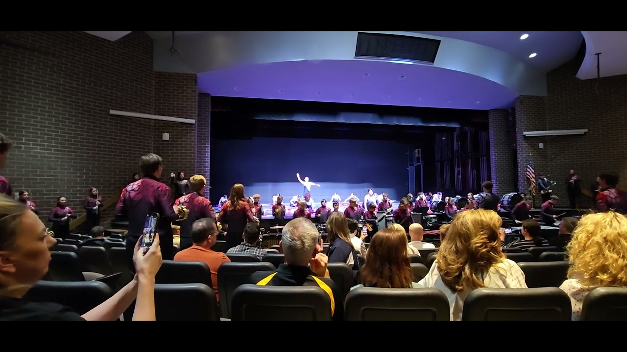 CR JFK HS Marching Band Indoor Show Left Side 2024 10 17 Shattered ...