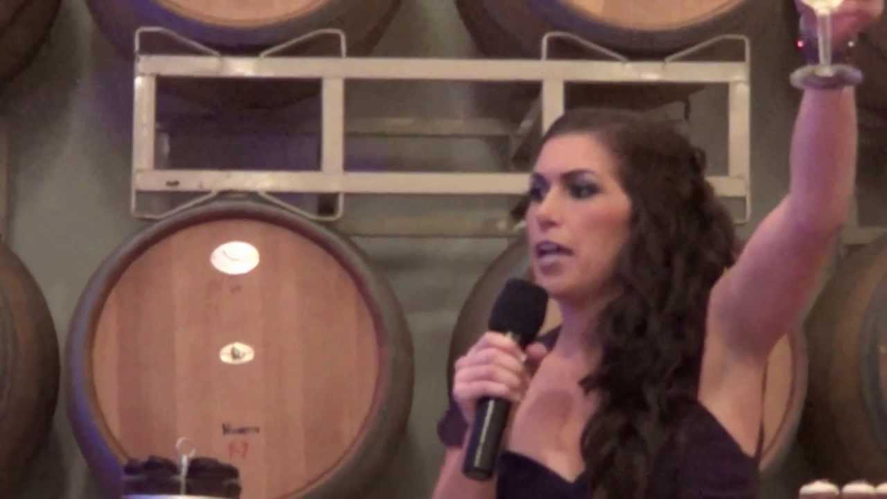 Kim's funny matron of honor speech with a music surprise at Jen and ...