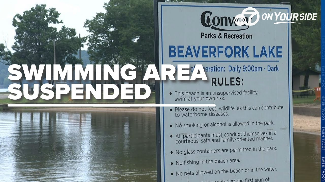 Conway's Beaver Fork Lake beach closed due to high E. Coli levels - YouTube