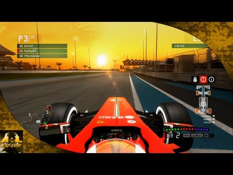 F1 2013 | Abu Dhabi 100% Online Race (Day/Night Transition)