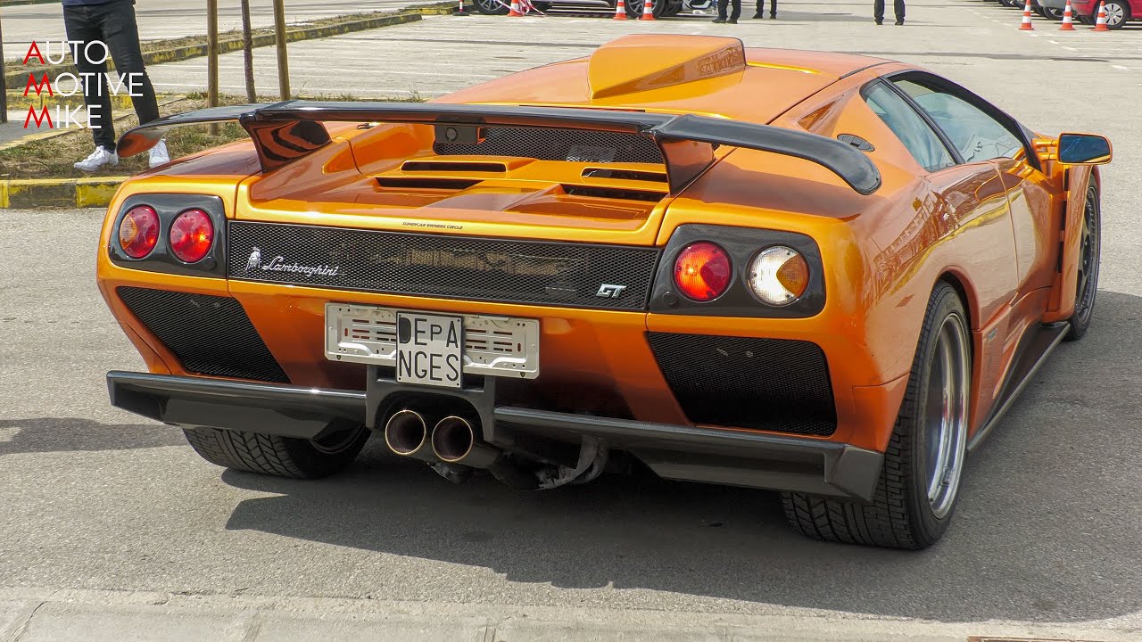 Lamborghini Diablo GT | Old-School 6.0 V12 Engine Sounds! - YouTube