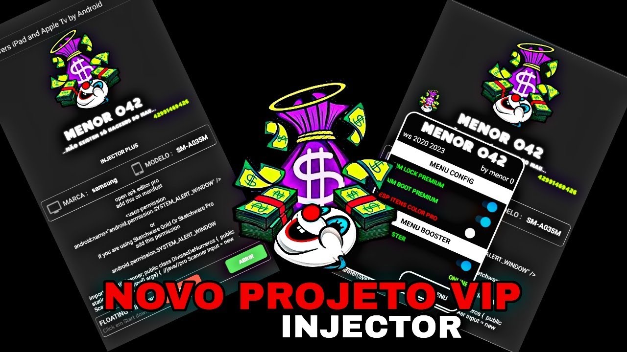Novo Projeto Injector Floating Vip Sketchware ️🔥descrição Youtube
