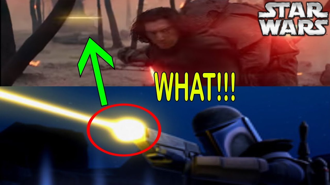 YELLOW BLASTER BOLT MEANING!!! | THE RISE OF SKYWALKER - YouTube