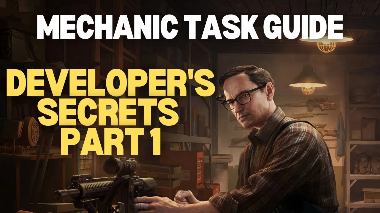 Developer's Secrets Part 1 - Mechanic Task Guide - Escape From Tarkov ...