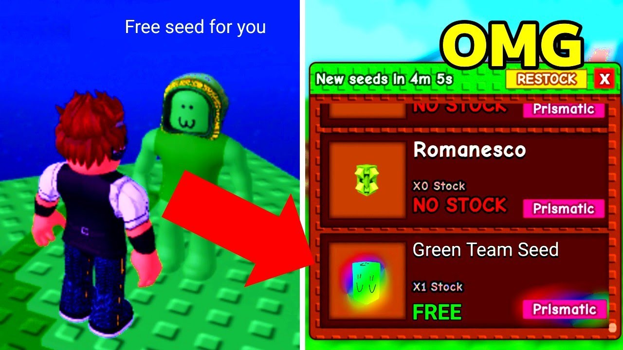 OMG New FREE SEED in Grow a Garden...Admin Seed - YouTube