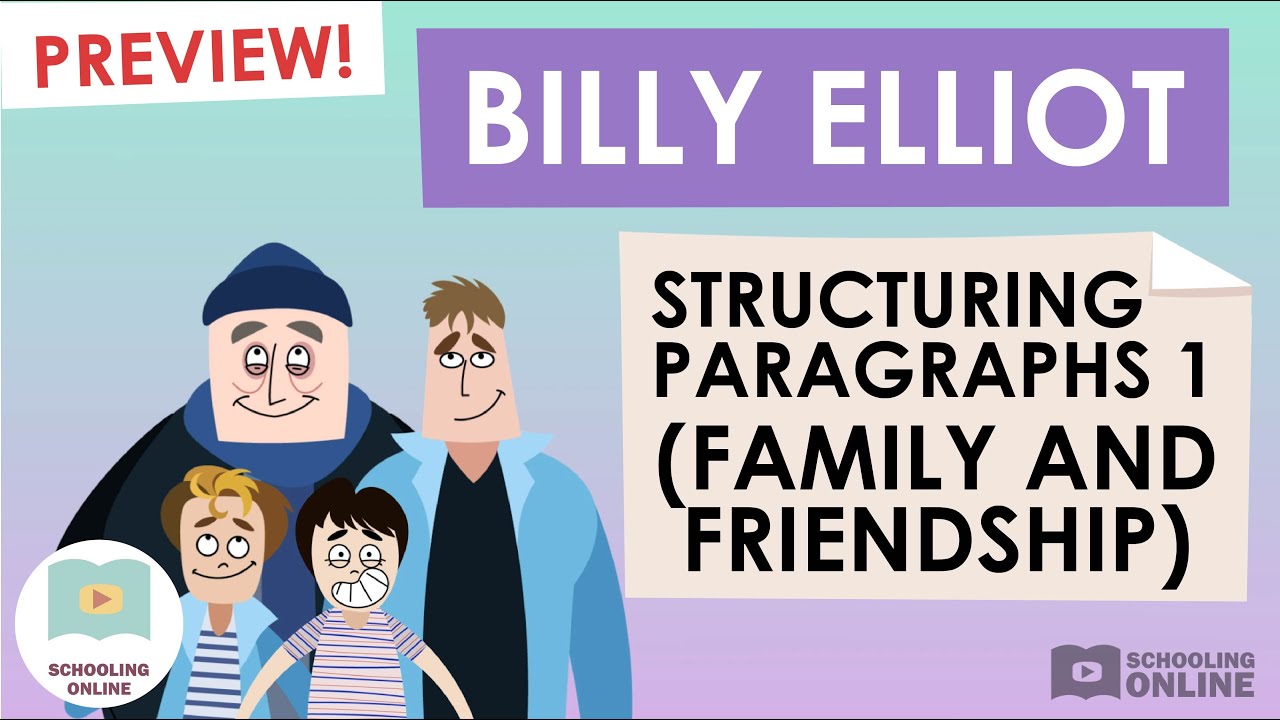Billy Elliot - Structuring Paragraphs (Theme of Family and Friendship ...