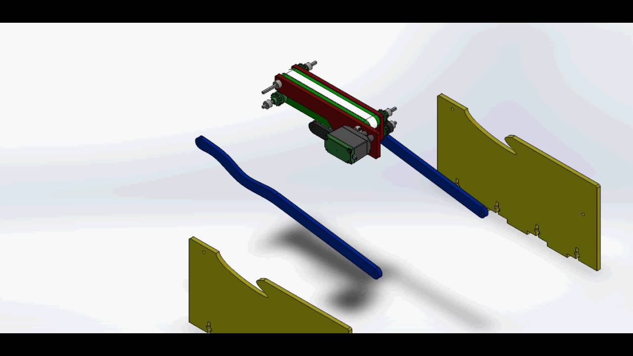 Fourbar and Conveyor - YouTube