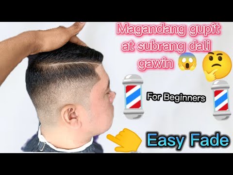 Mens hair cut, paano mag gupit ng Fade with hair line #fade culture ...