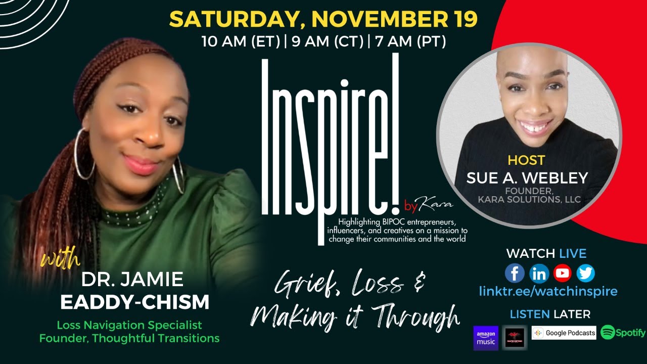 INSPIRE! by Kara with guest Dr. Jamie Eaddy-Chism - YouTube