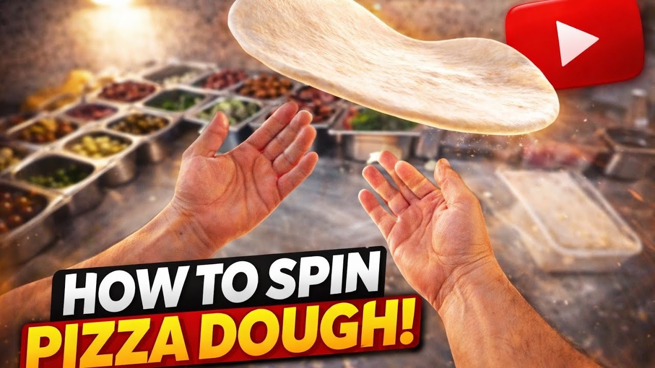 POV: You Learn Proper Pizza Dough Spinning 🍕 - YouTube
