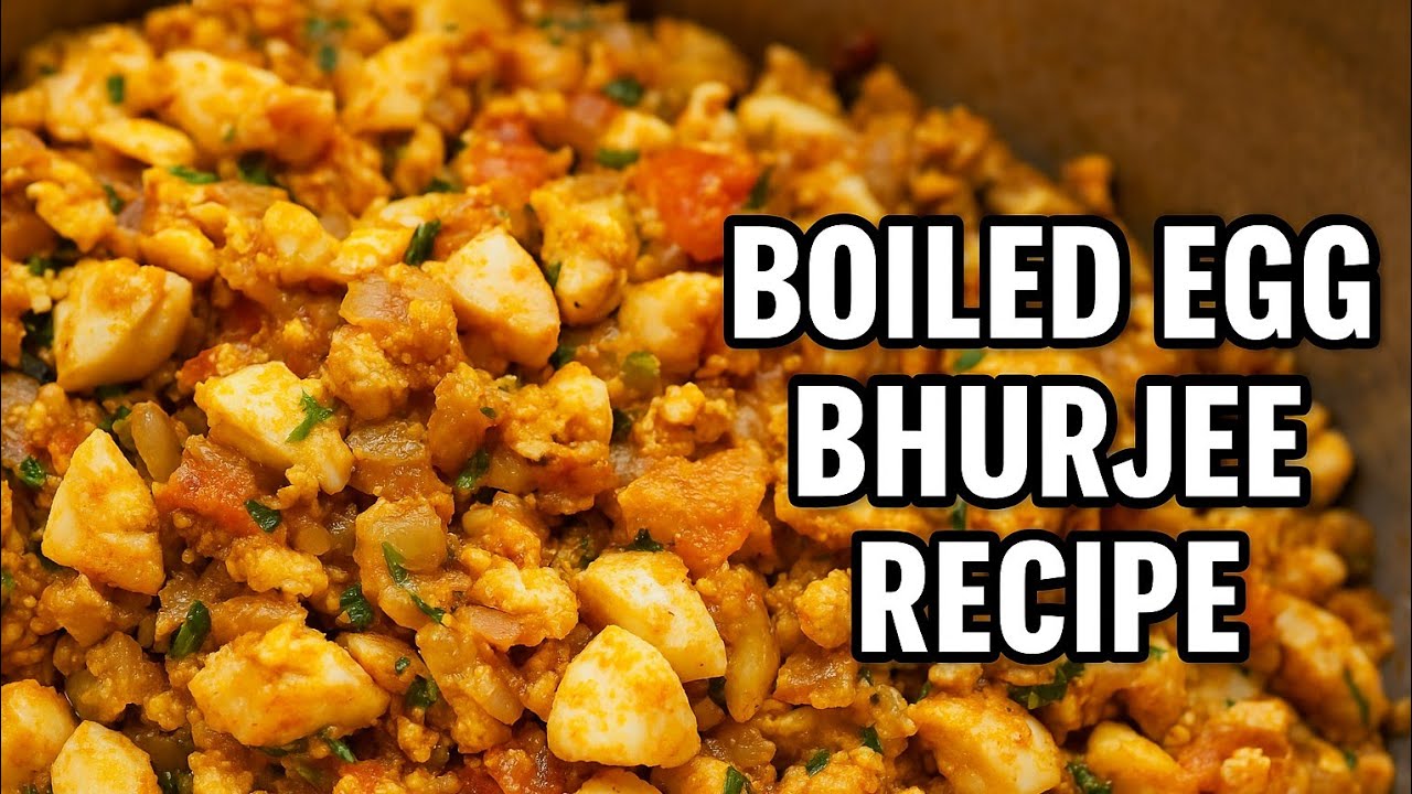 Boiled Egg Bhurjee Recepie | New Recepie | BrainBiceps Recepies - YouTube