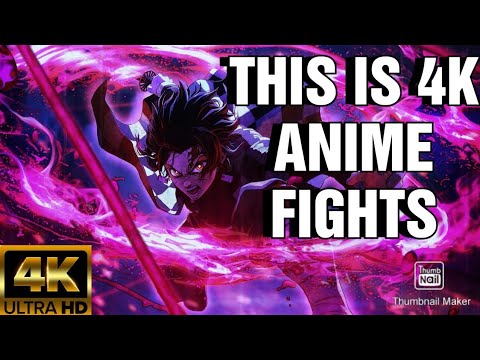 SOME FIGHTS IN 4K ANIME (Ultra HD 4K 60fps) - YouTube