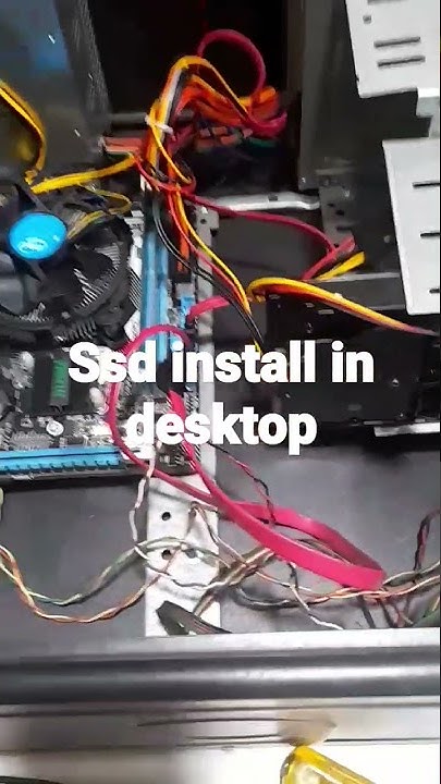 Ssd Install in Desktop Pc || How To Install SSD in Desktop PC - YouTube