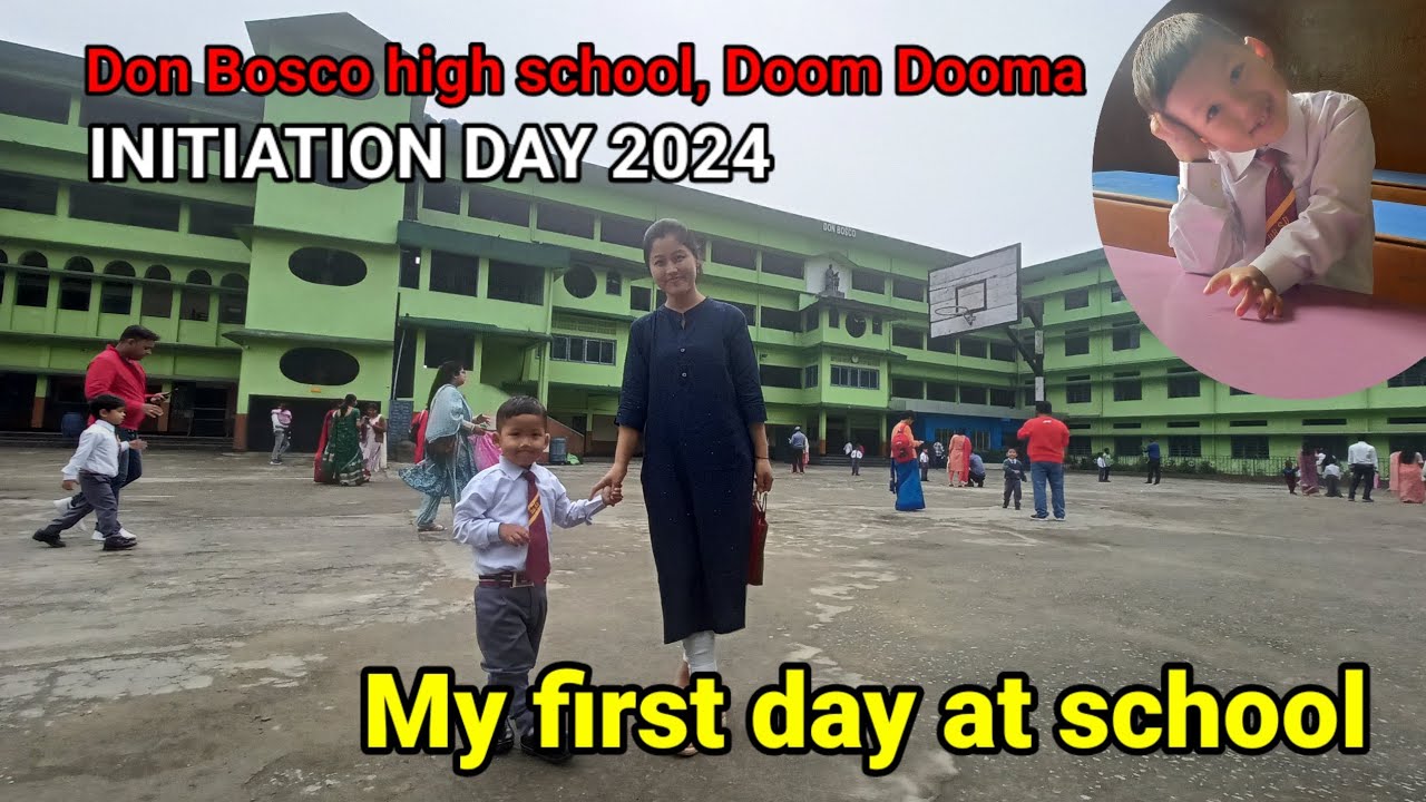 Don Bosco school Initiation Day 2024 / my first day at school / Doom ...