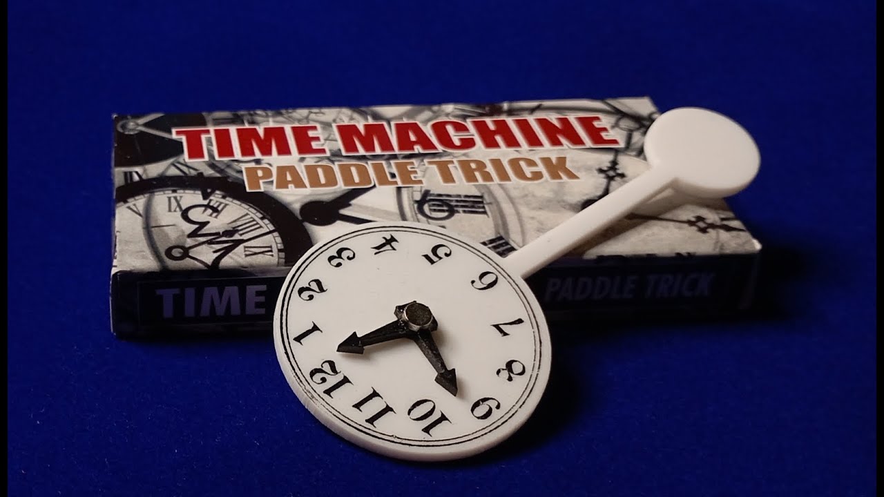 TIME MACHINE PADDLE MAGIC TRICK (PADDLE TRICK) - YouTube