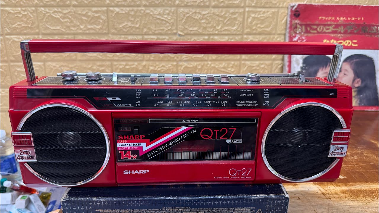 Sharp QT27 số sơ ri 50710007-- may mới 90 /0.liên hệ Thuỳ Audio Sài Gòn ...