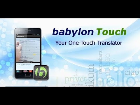📱 App BABYLON TOUCH - Traduce palabras y frases de forma instantaneas - YouTube