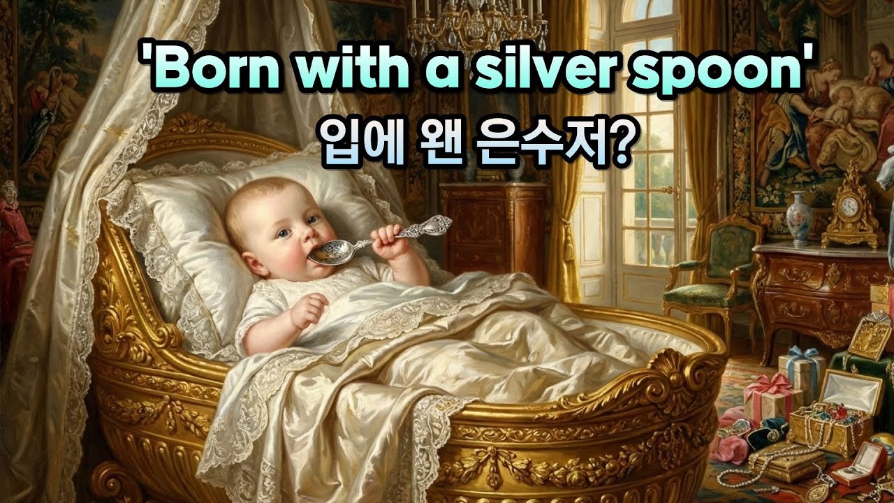 'Born with a silver spoon' 입에 왠 은수저? #영어회화 #영어공부 #영어 #lc #silverspoon ...