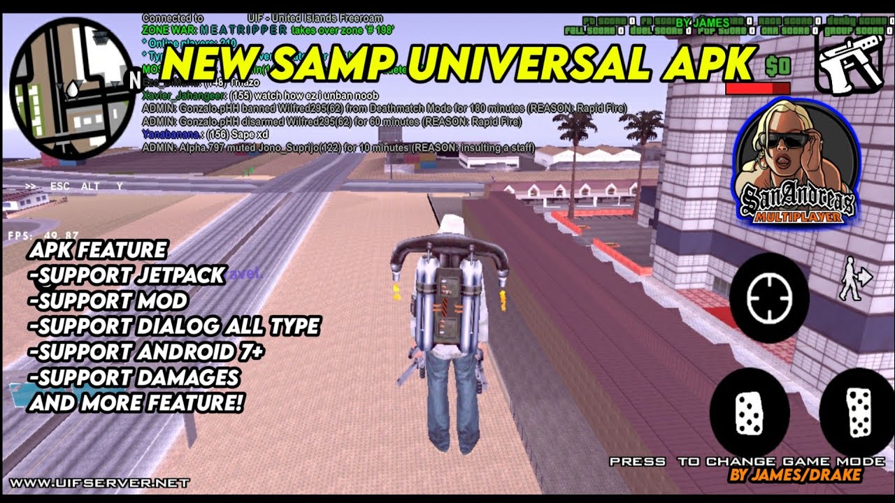 New Samp Universal APK V2.00 By James/Drake | MarkPH - YouTube