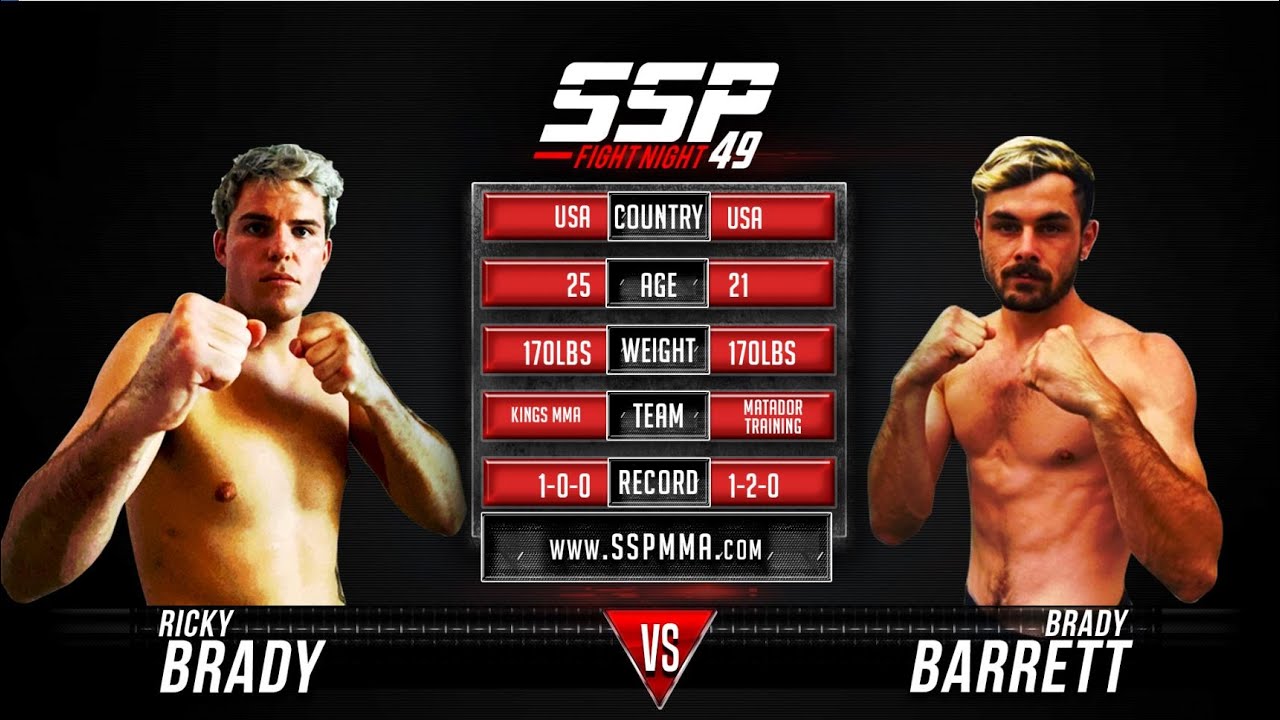 Ricky Brady vs Brady Barrett - SSP 49 - YouTube