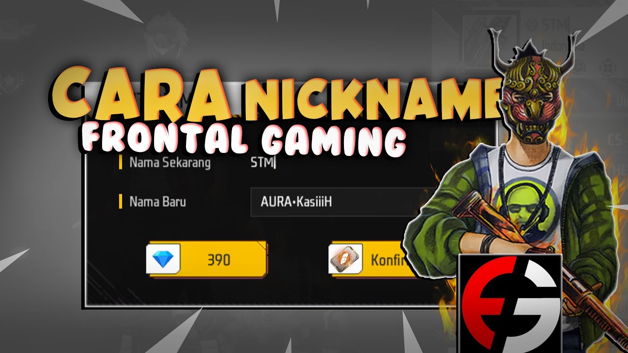 Cara buat nickname FF seperti Frontal Gaming - SIMPLE - YouTube