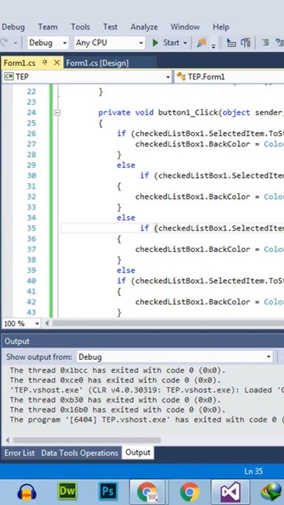 052 - D - Change Foreground Color of C# Checked ListBox - YouTube