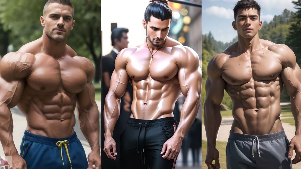 Ai Muscle Men's With Beautiful Art | Bodybuilder By AI | King Of Muscle ...