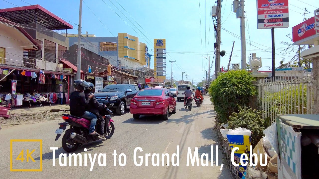 Tamiya to Grand Mall Mactan, Cebu, Philippines【4K】 - YouTube