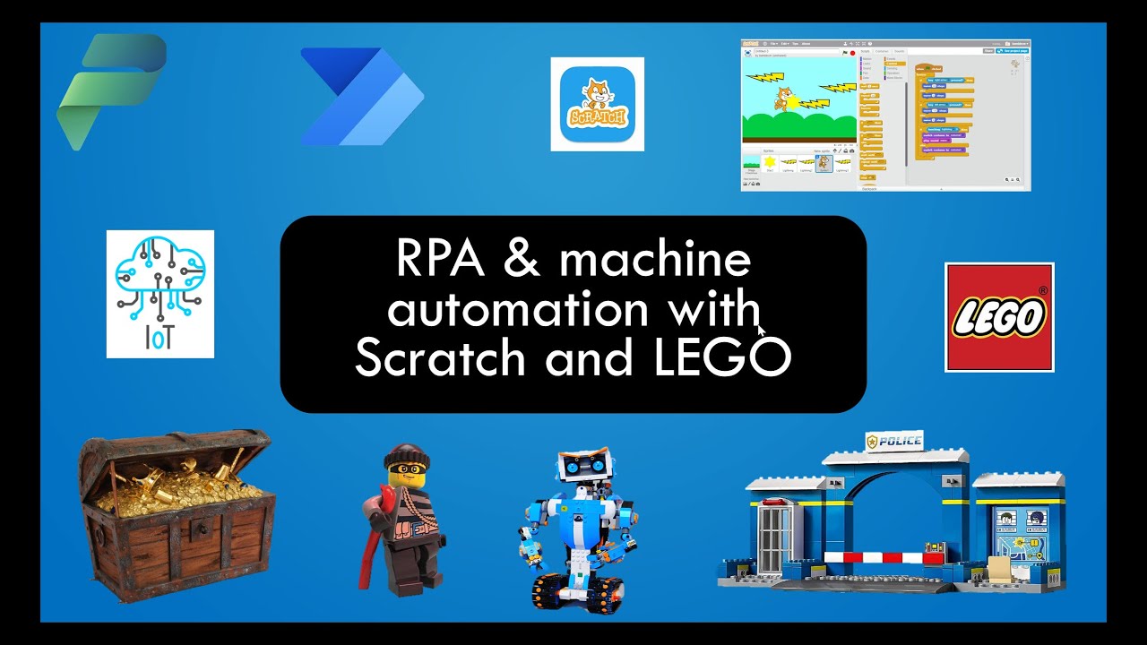 RPA & machine automation with scratch and LEGO - YouTube