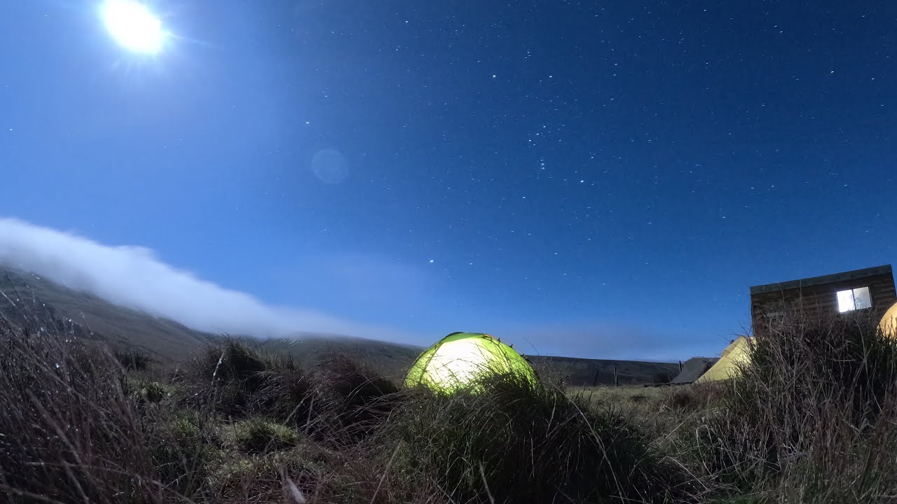 A Festive Wild Camp at Auchope Refuge Shelter - YouTube