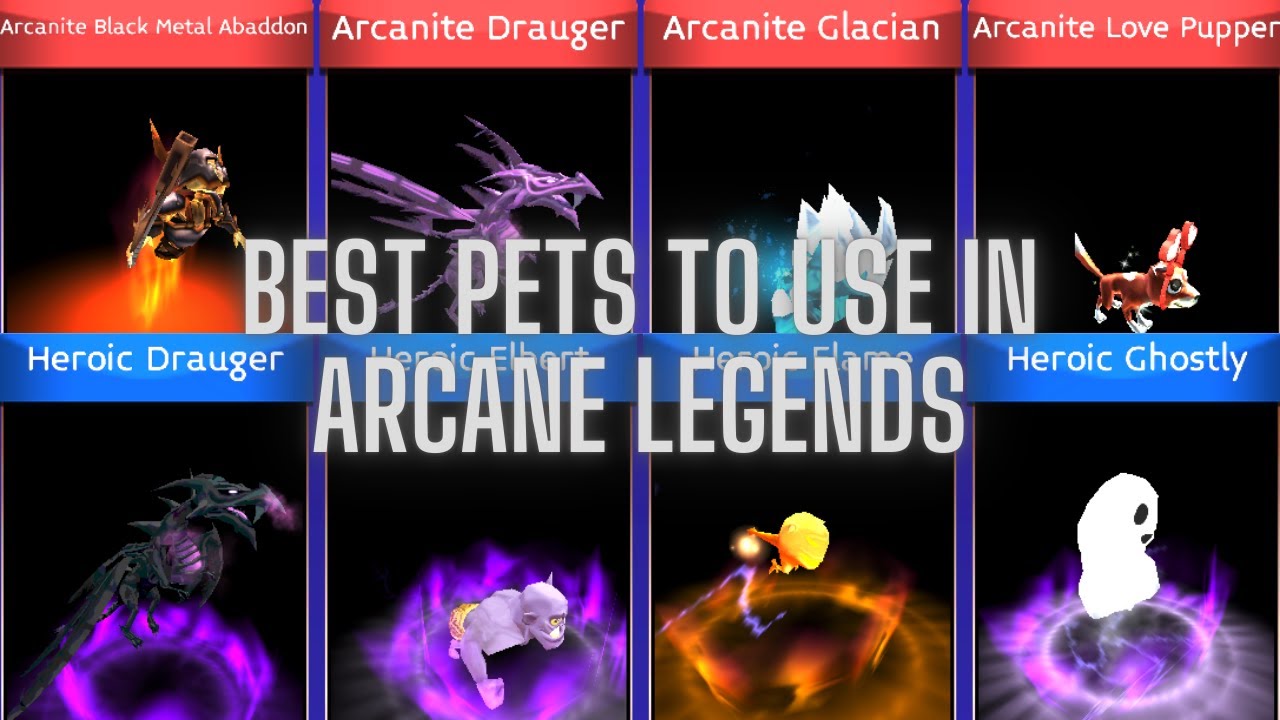 Arcane Legends - THE BEST PETS TO USE IN ARCANE LEGENDS 2024 - YouTube