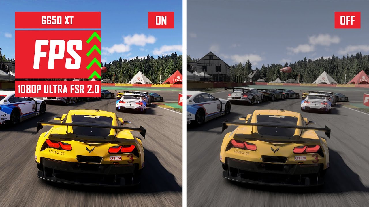 RX 6650 XT | Forza Motorsport | Ultra/High Settings FSR 2.0 ON/OFF w ...