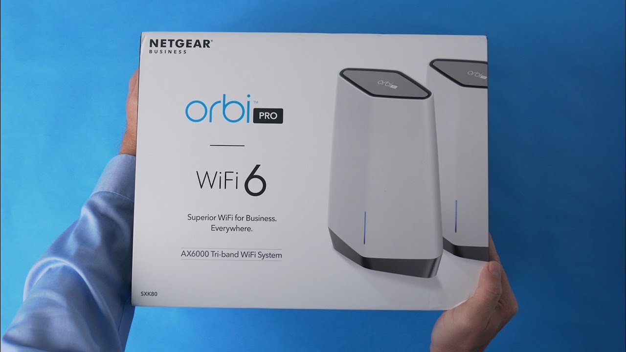 Unboxing the NETGEAR Orbi Pro WiFi 6 - YouTube