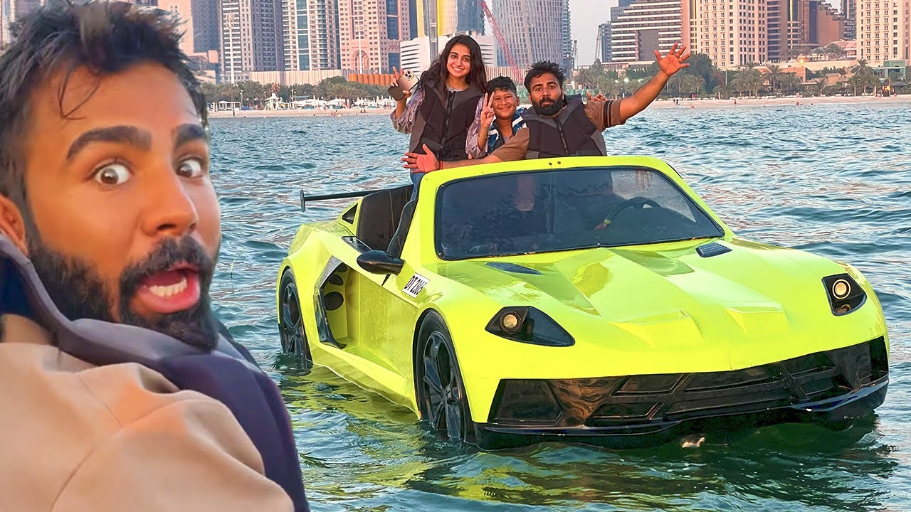 Pani pe Car chaladi 😱 - YouTube
