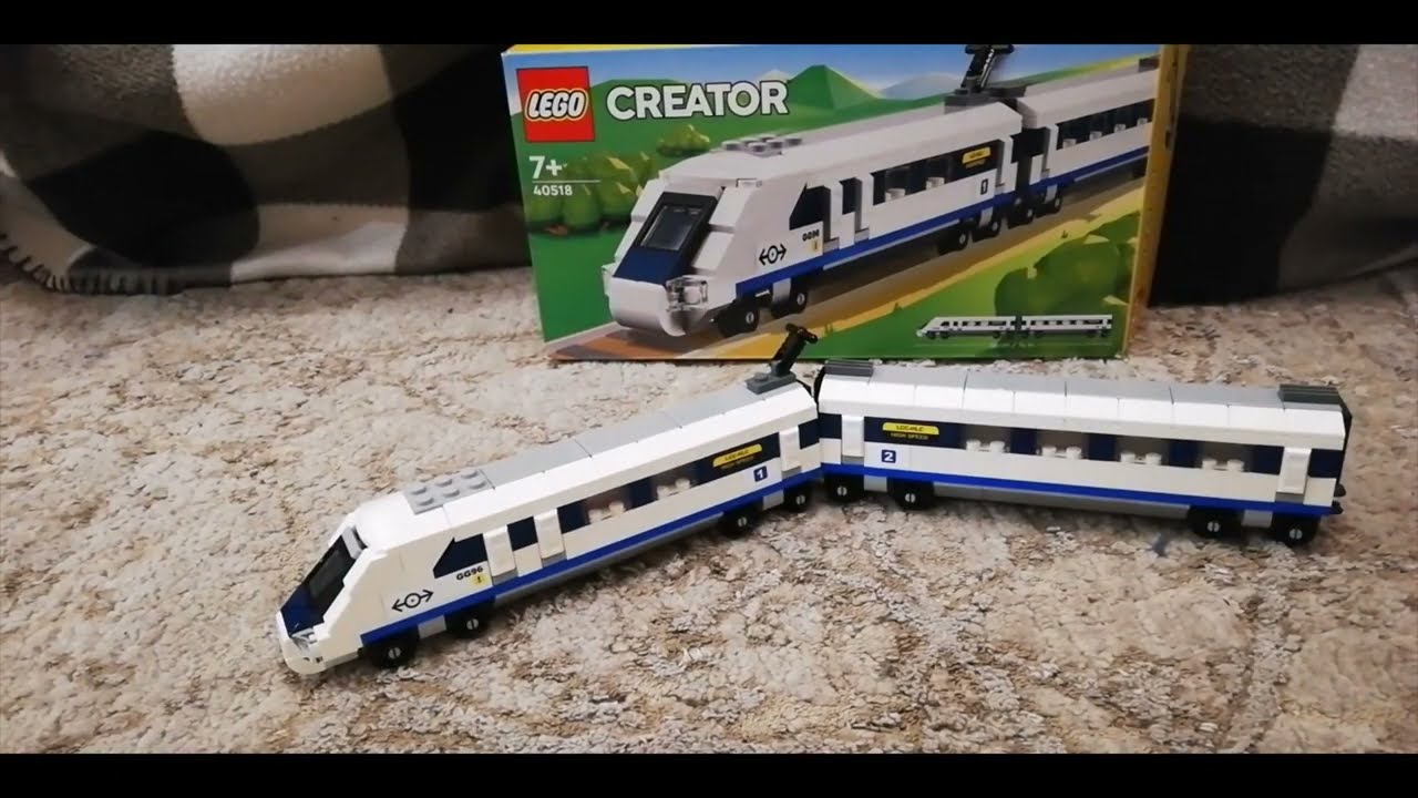 lego creator 40518 fast train-speed build - YouTube