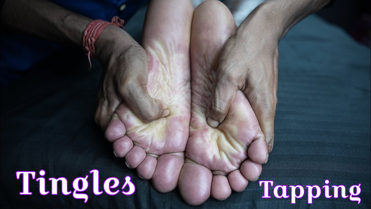 Best Tapping & Tingles Foot Massage For Better Relaxation | ASMR Foot ...