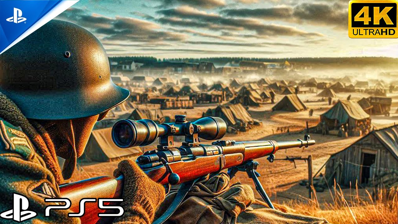 AMBUSHING GERMAN MILITARY CONVOY (PS5) Realistic ULTRA Graphics ...