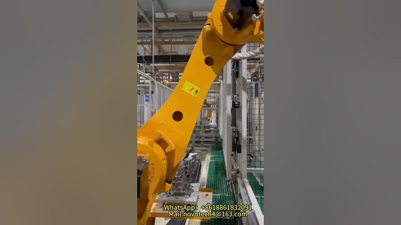 Maximize Productivity: Reliable & Precise CNC Machine Arm for Loading and Unloading - YouTube