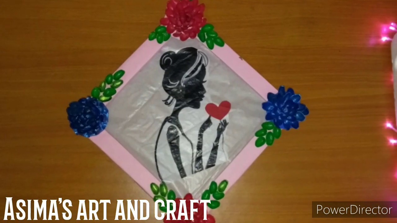 Very easy Pista shell photo frame - YouTube