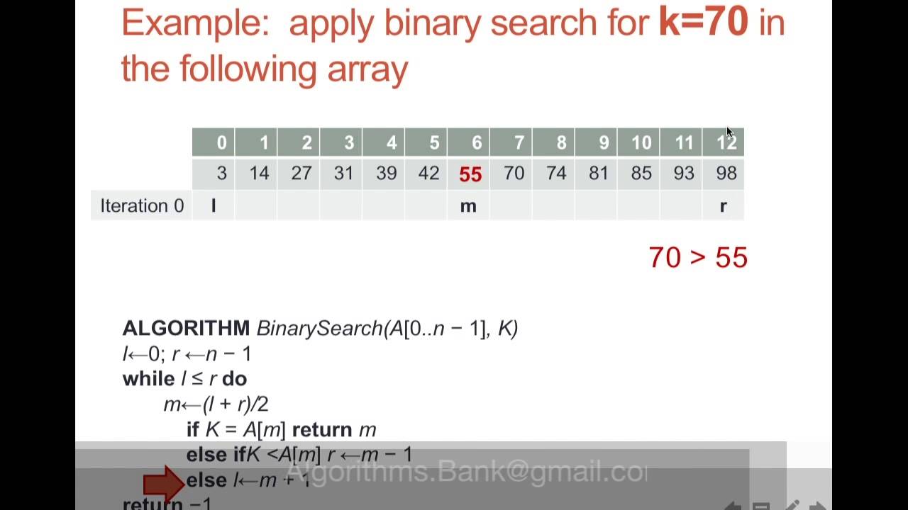 Binary Search البحث الثنائي Youtube